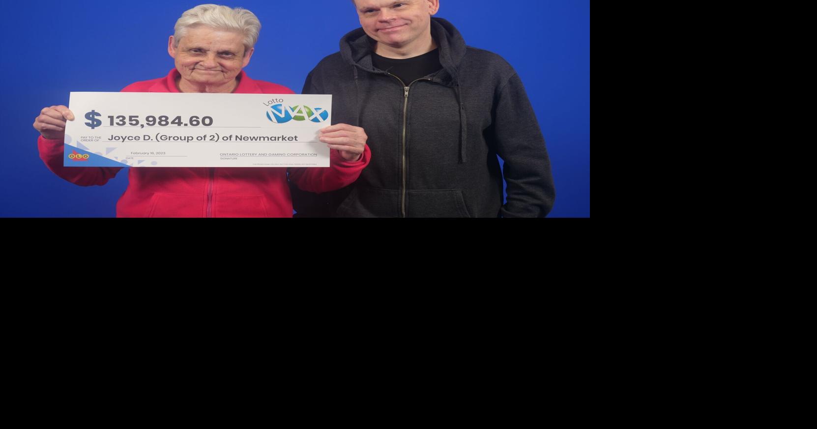 Mother and son win over $135,000 playing Lotto Max