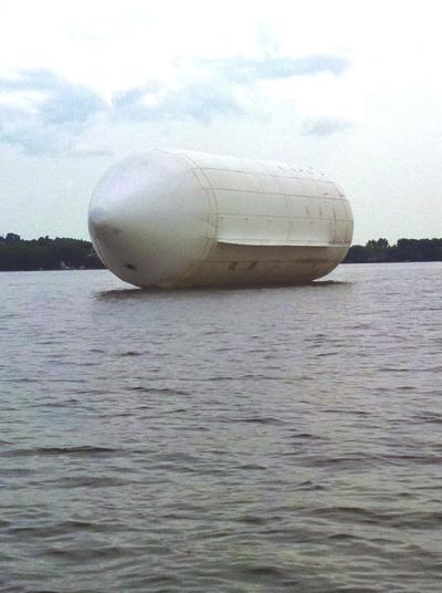 Floating object identified