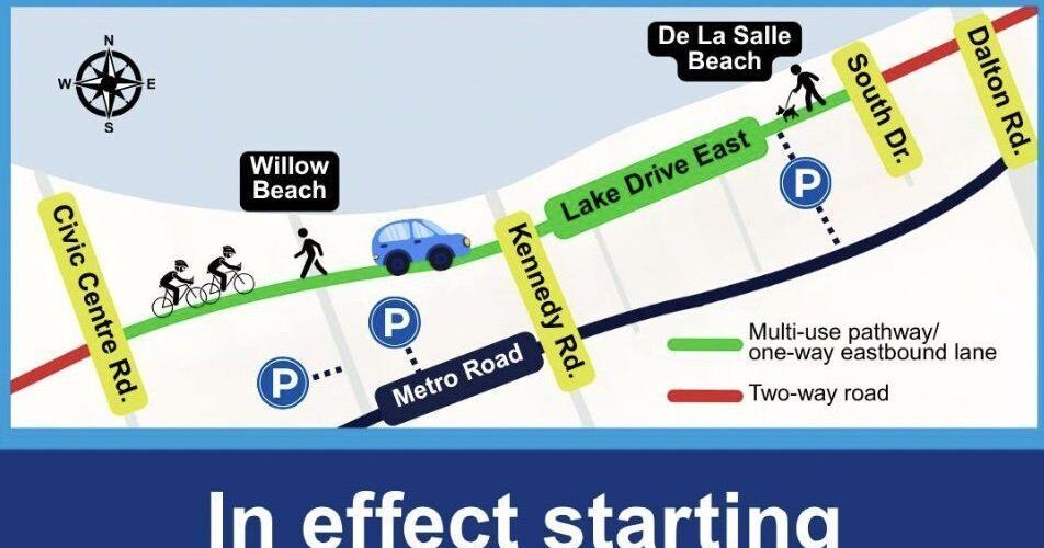 New multi-use pathway on Lake Drive East opens June 26