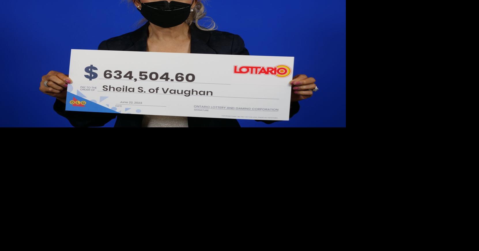 Vaughan woman wins huge jackpot playing Lottario