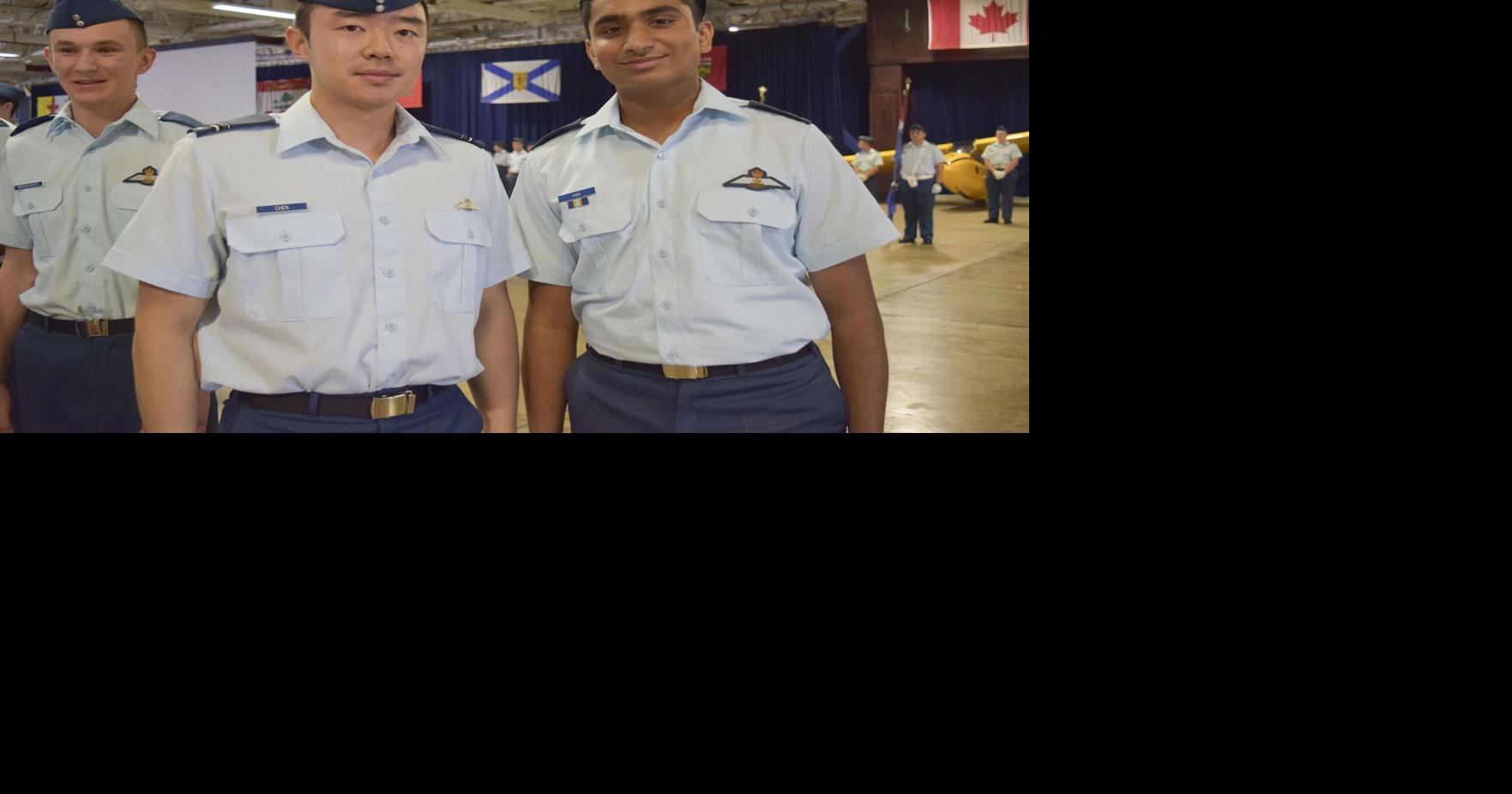 Pilot wings for a pair of air cadets from Markham