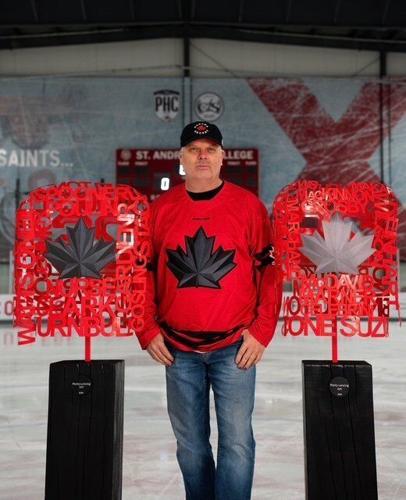 Artist creates Team Canada, Sittler, Clark hockey jerseys
