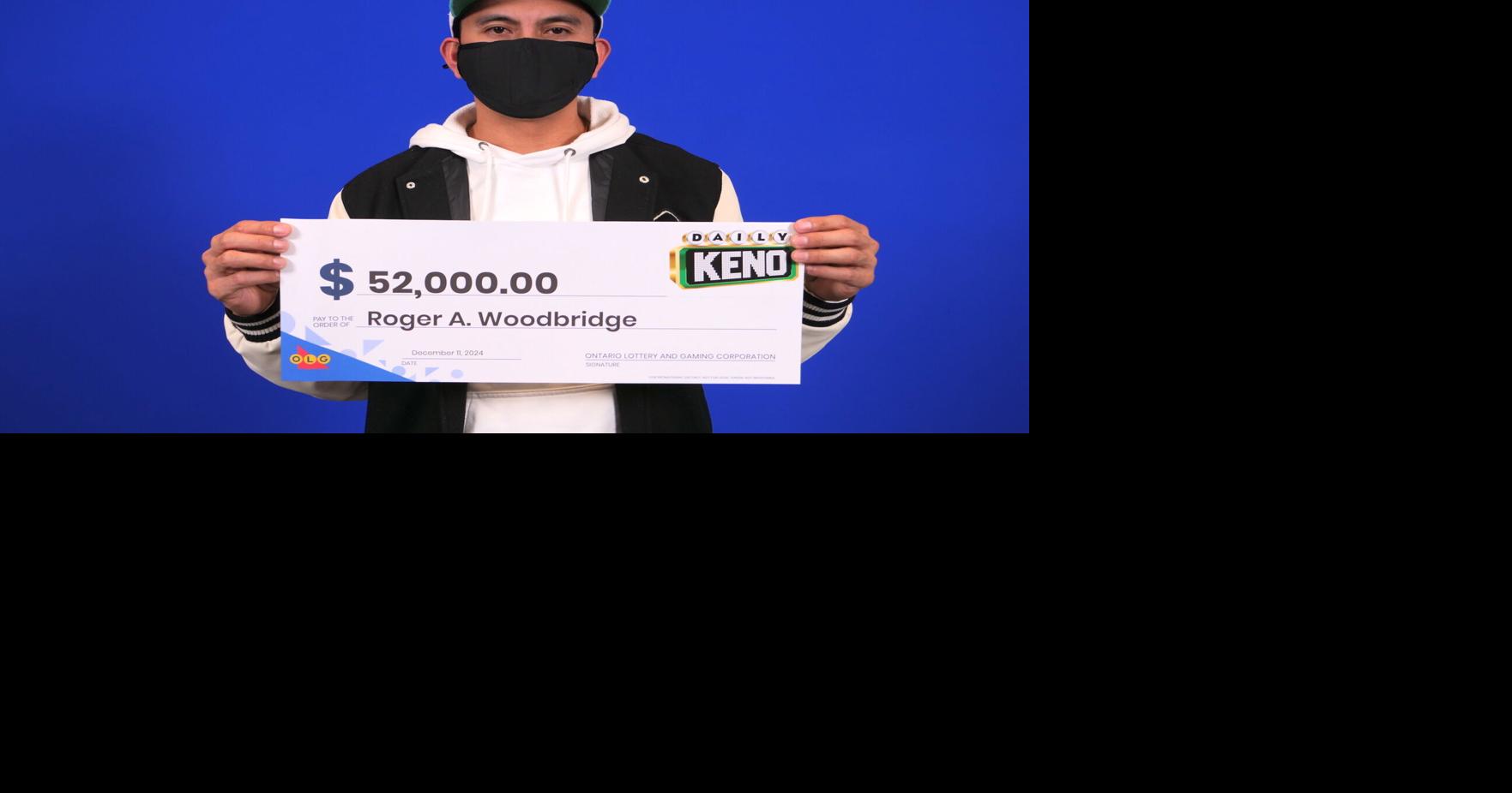 Woodlbridge man wins with Daily Keno ticket