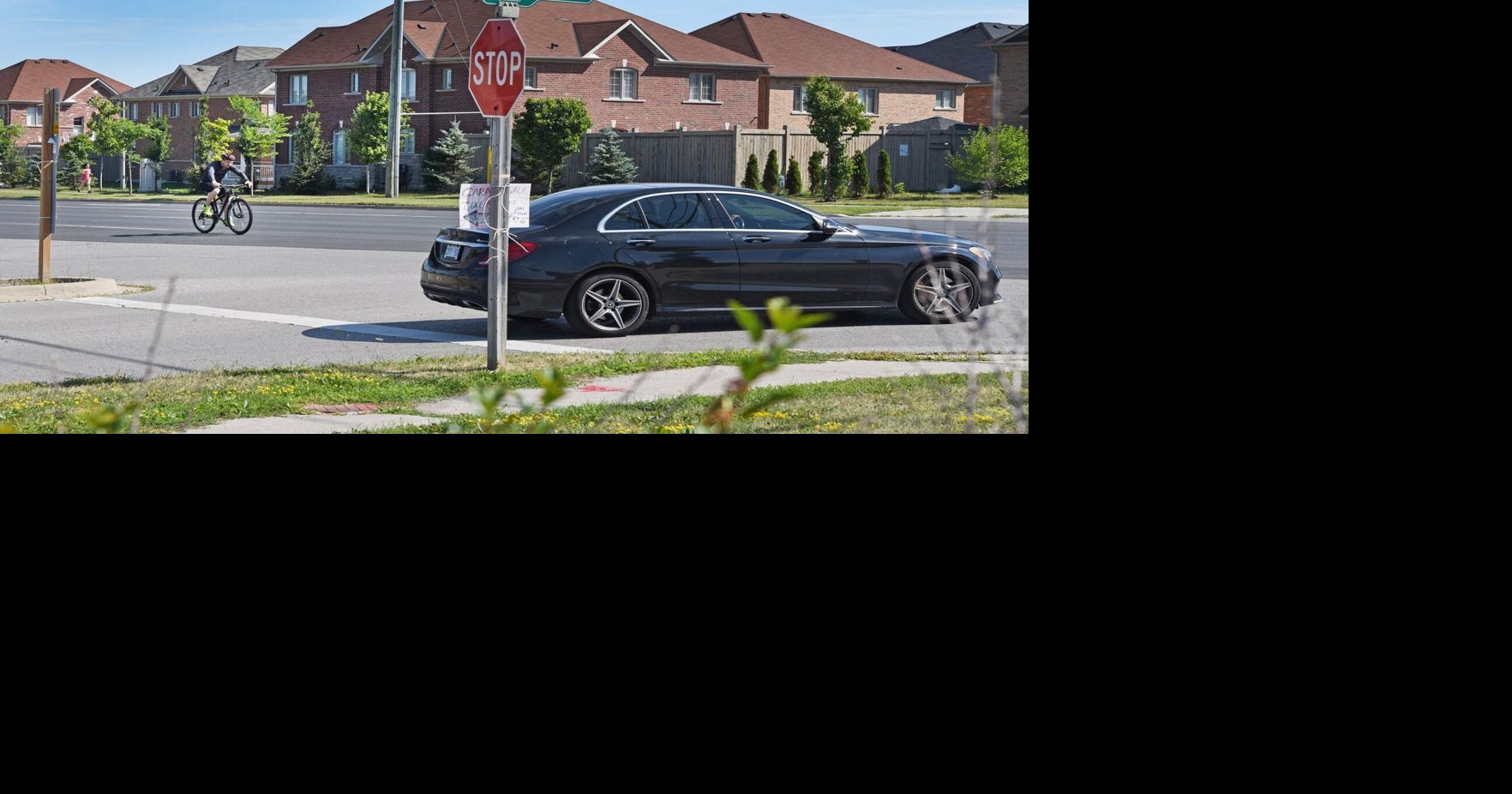 WHAT'S GOING ON HERE: Traffic light installation at Markham intersection