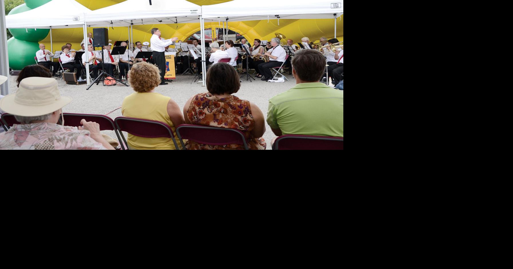 Musicians pumped up over inflatable bandshell