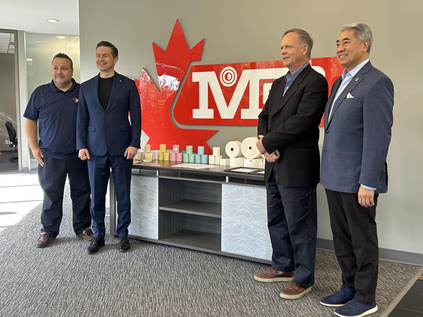 Poilievre talks affordability, employment at Markham visit