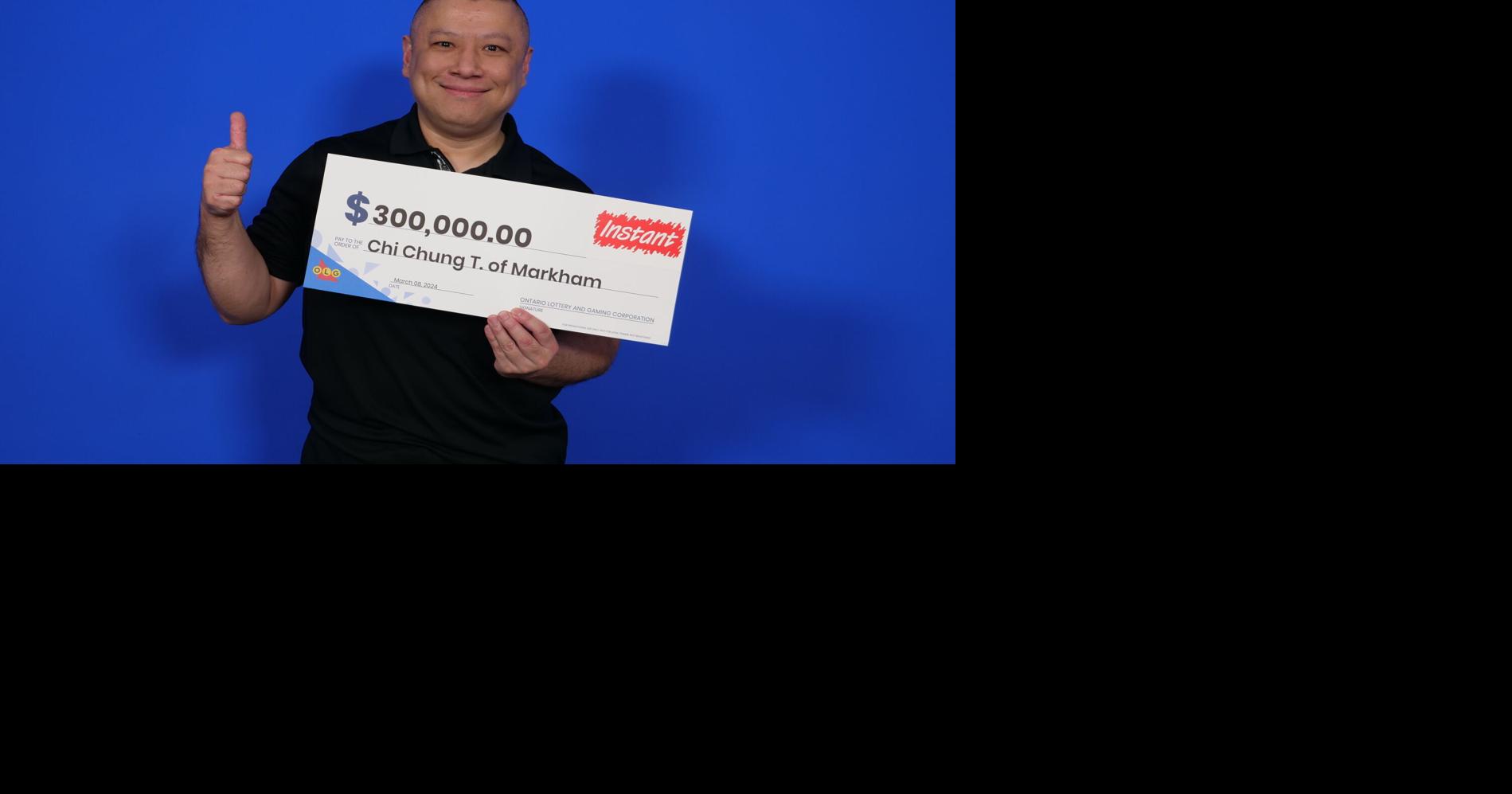 WOW!: Markham man wins massive lottery prize