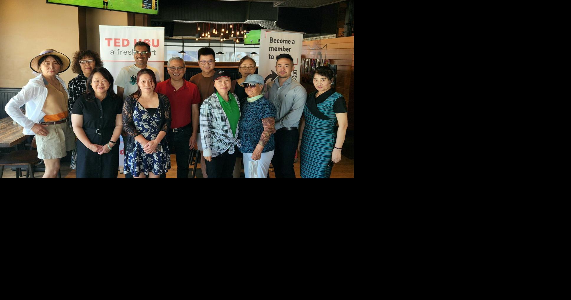 Ontario Liberal Party leadership candidate Ted Hsu visits Markham