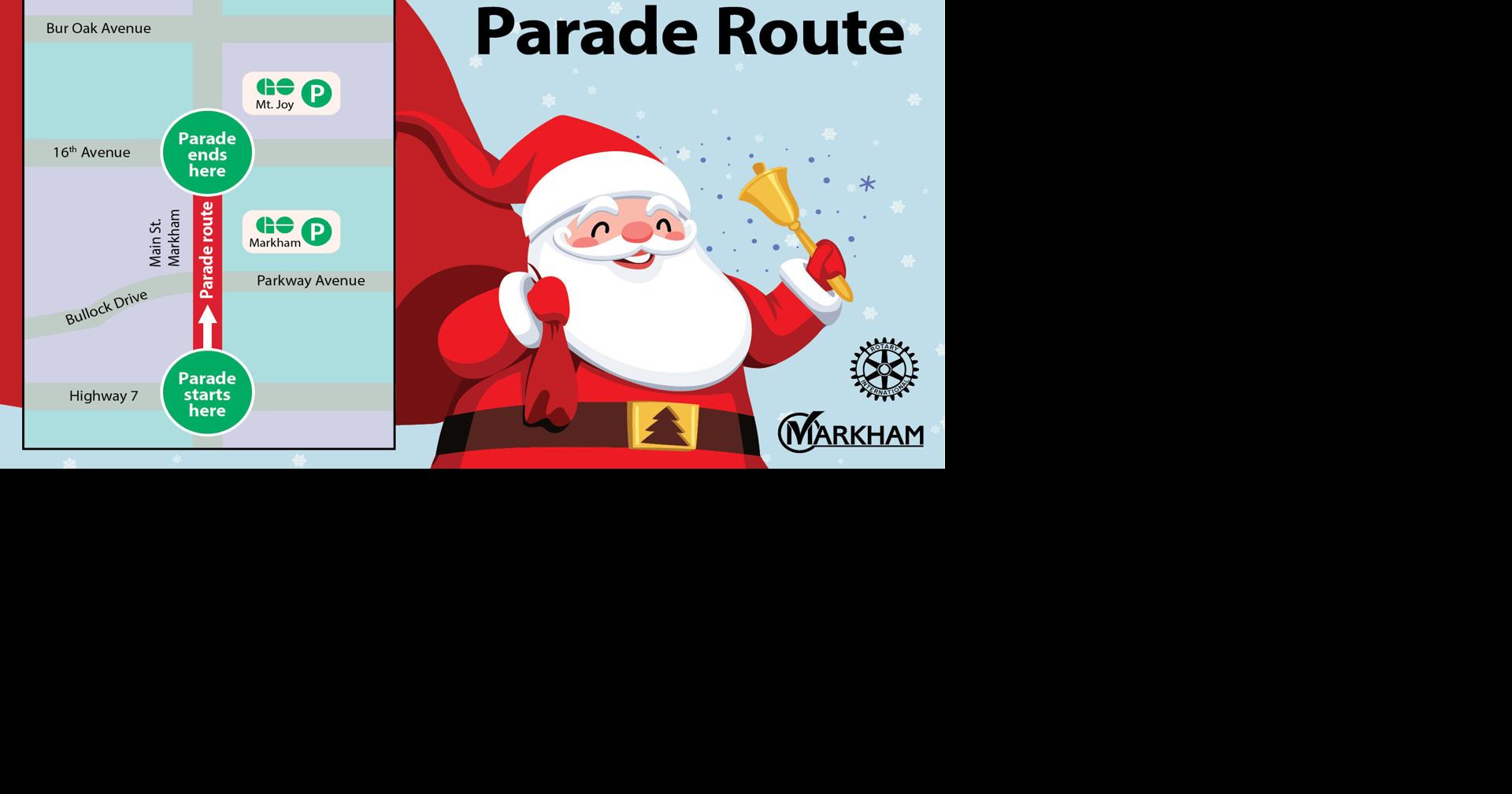 Markham Santa Claus parade returns on Nov. 25