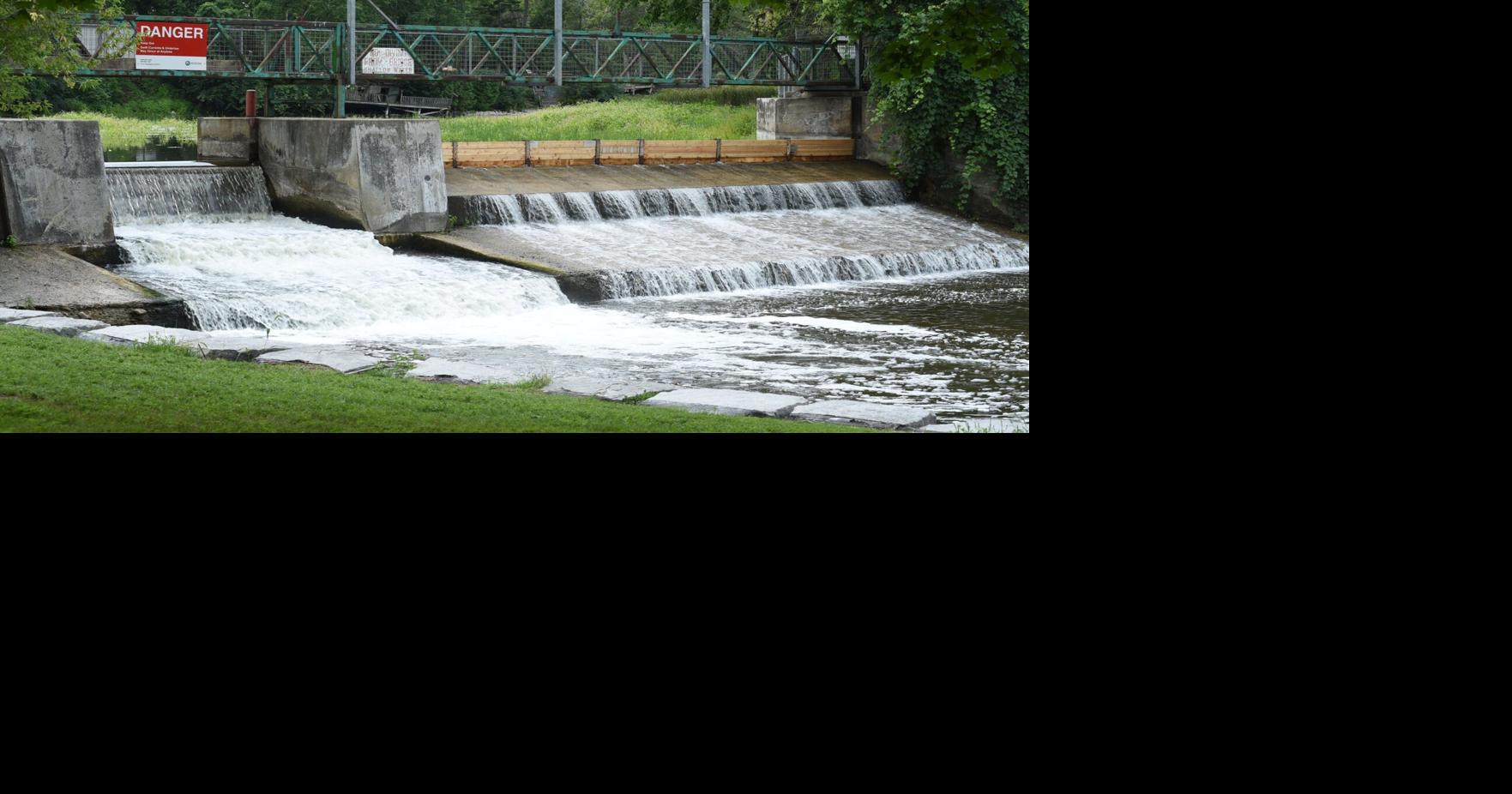 WHAT'S GOING ON HERE?: Stoplogs restored at Pefferlaw Dam in Georgina
