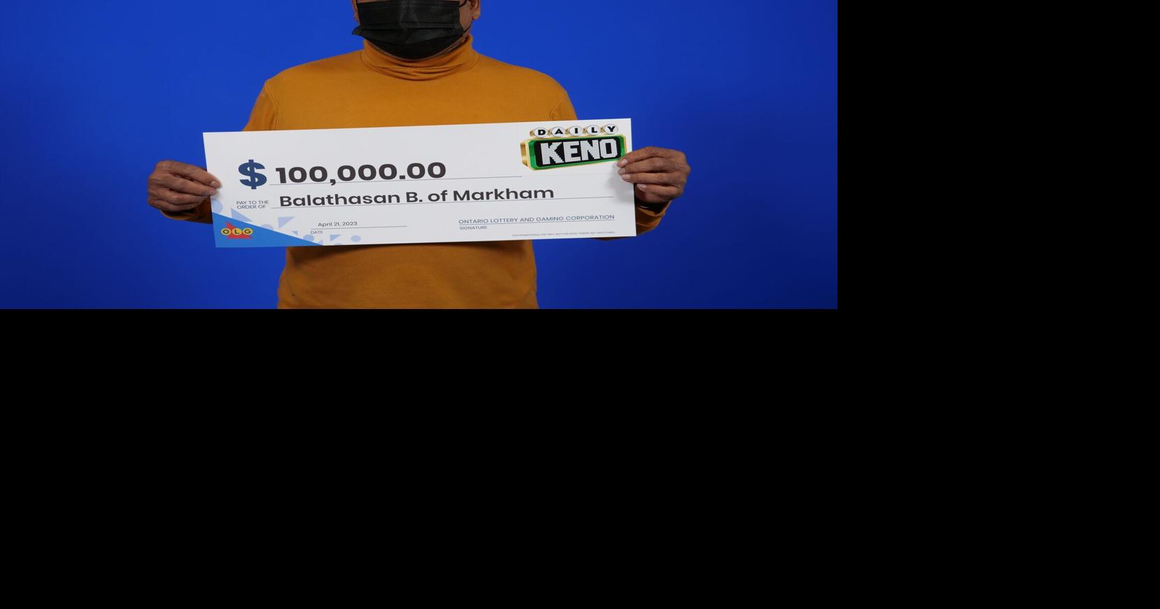 Markham man’s Daily Keno 9 Picks finally pay off