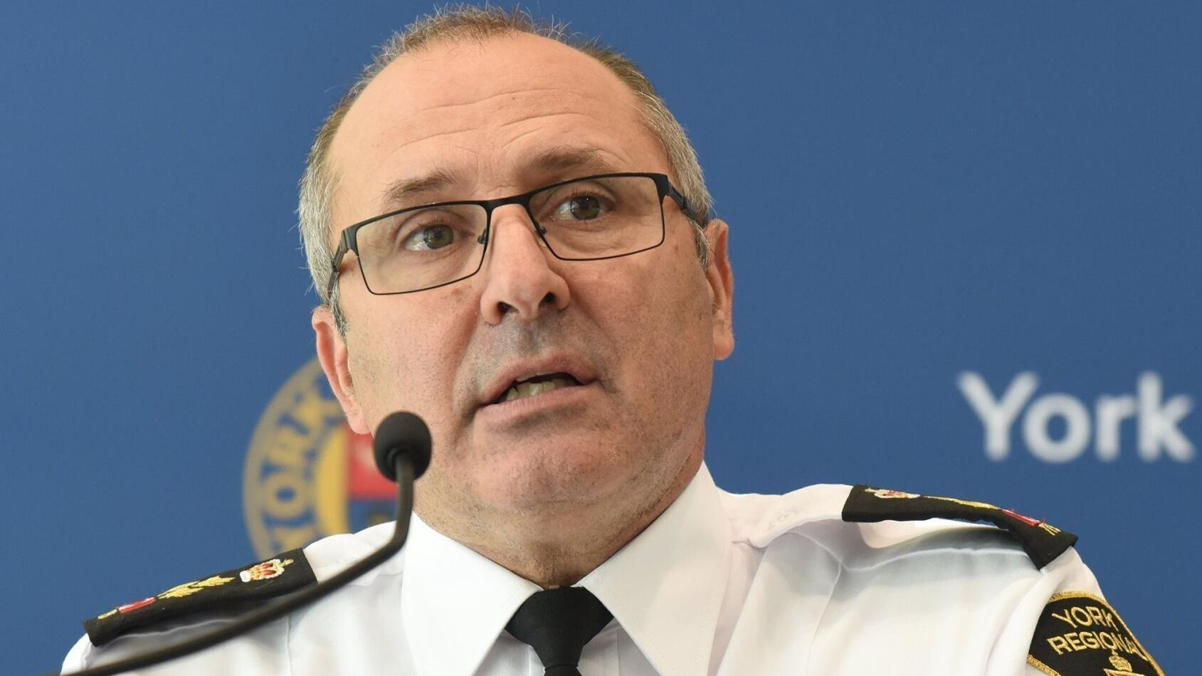 York Region Police Chief Jim MacSween announces retirement