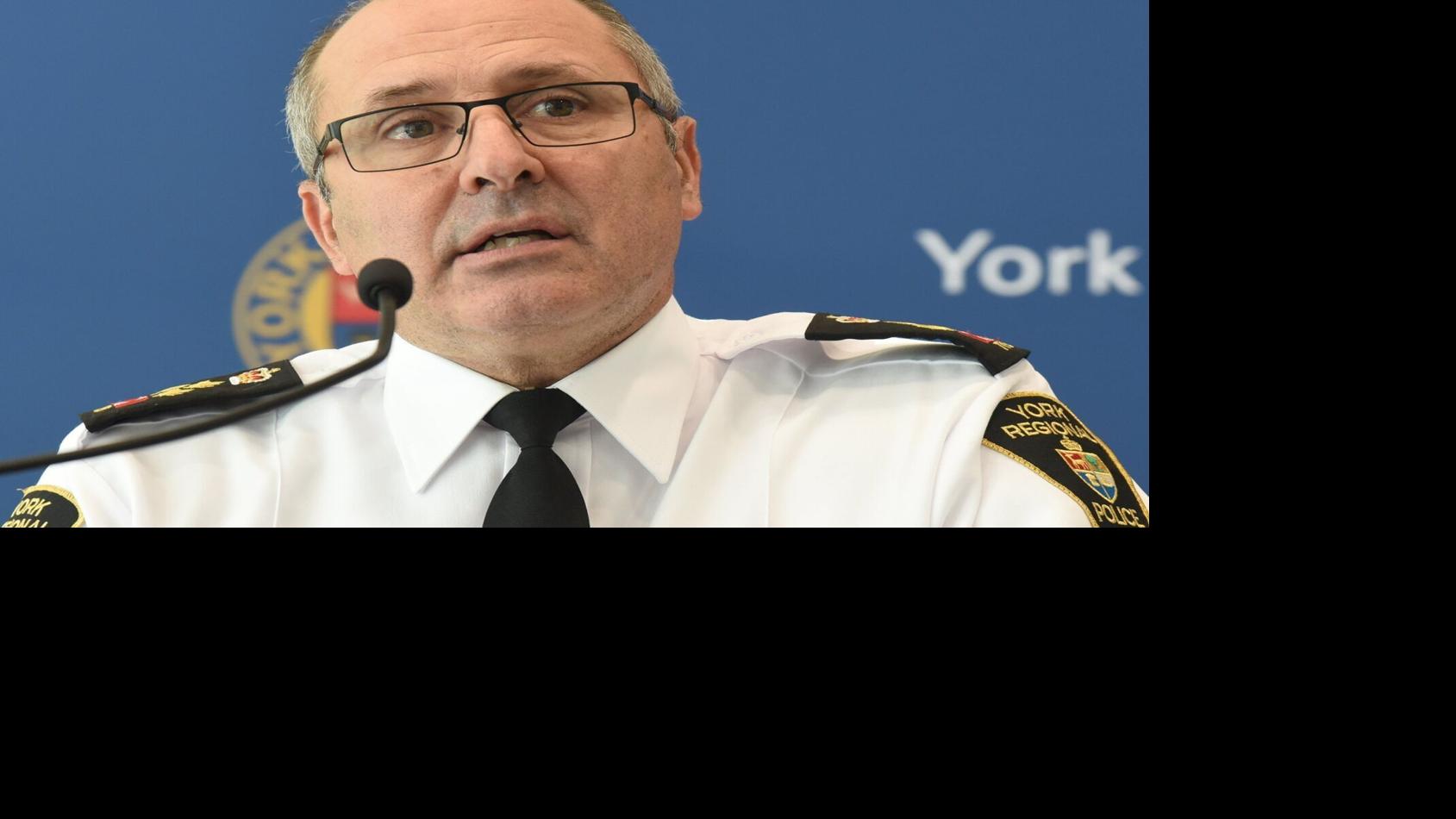 York Region Police Chief Jim MacSween announces retirement