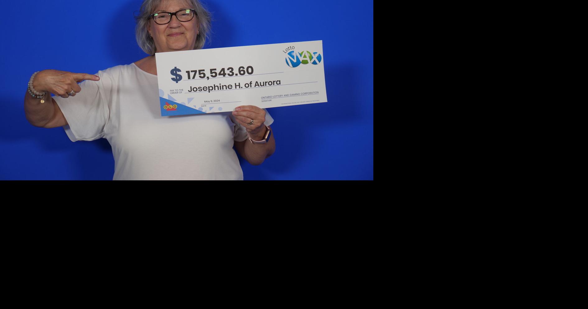 Aurora woman wins Lotto Max prize after Hasty Market buy