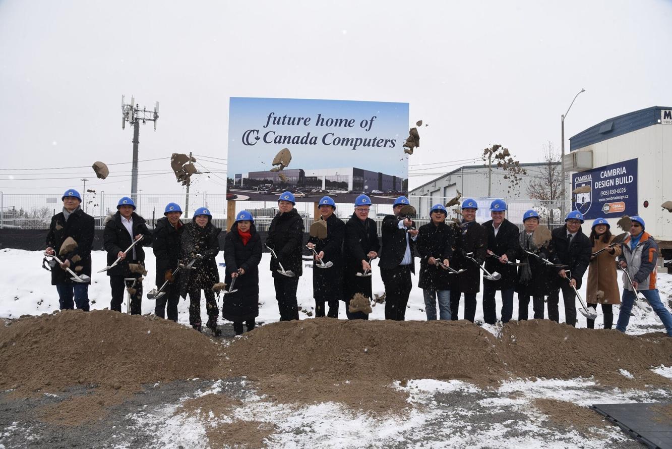 Canada Computers breaks ground for Richmond Hill head office