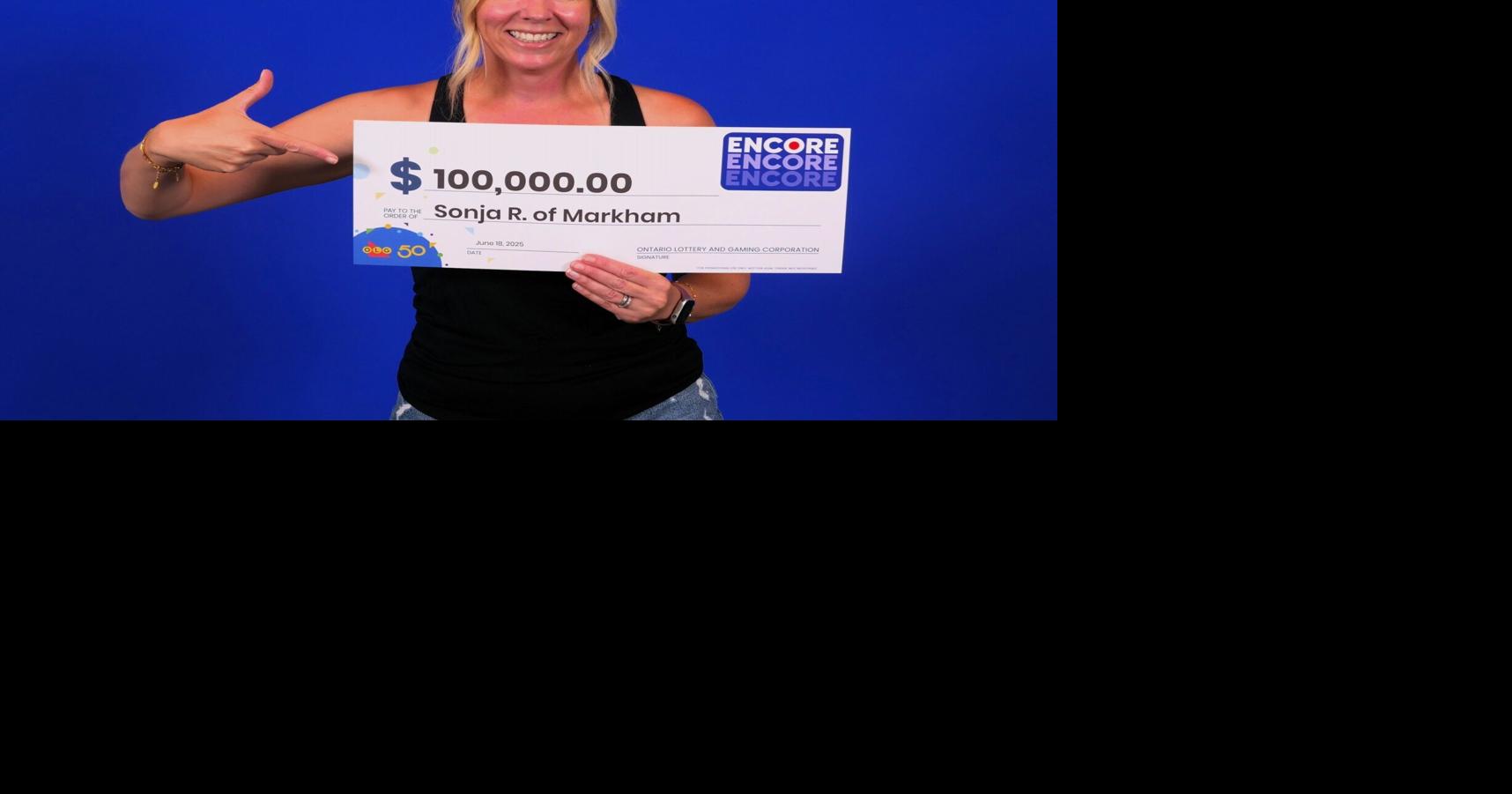 Markham lottery winner plans to buy gifts for her children