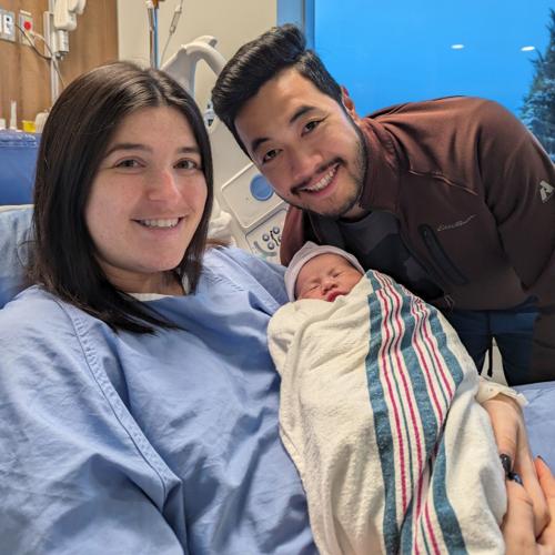Mackenzie Health welcomes first 2024 baby at Cortellucci