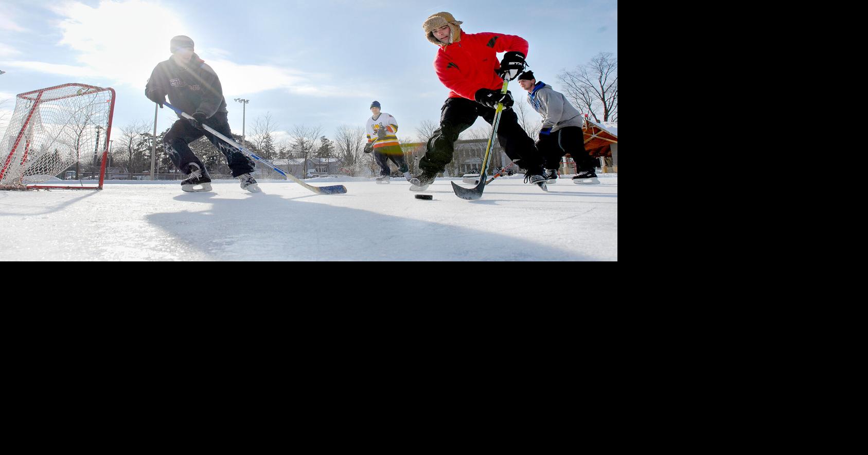 No rinky-dink rink for you! You’re master of your backyard ice