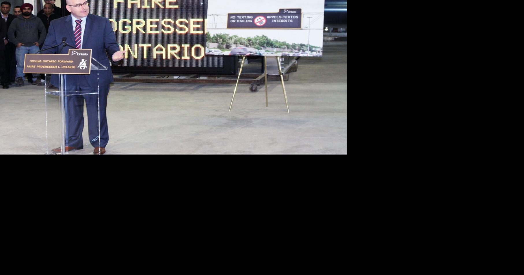 Woodbridge company created Ontario's new, high-tech highway signs