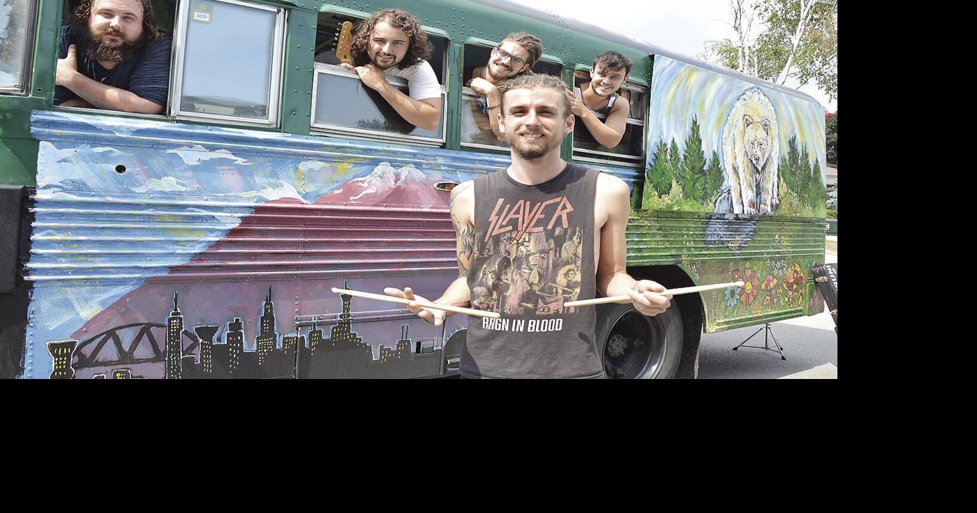 Newmarket-raised drummer crosses Canada in hippy-style touring bus