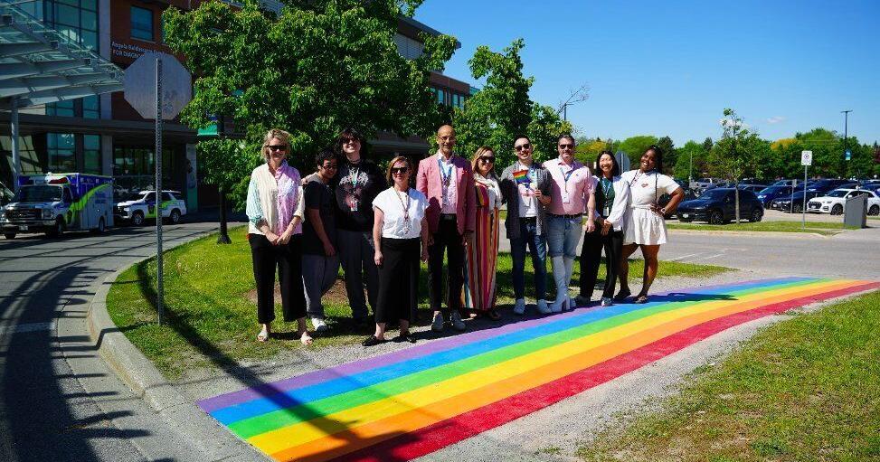 Markham Stouffville Hospital makes Pride sidewalk permanent