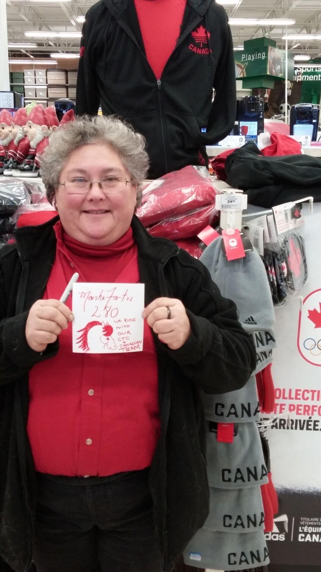 Stouffville Canadian Tire employee's message gets 'play' in Sochi