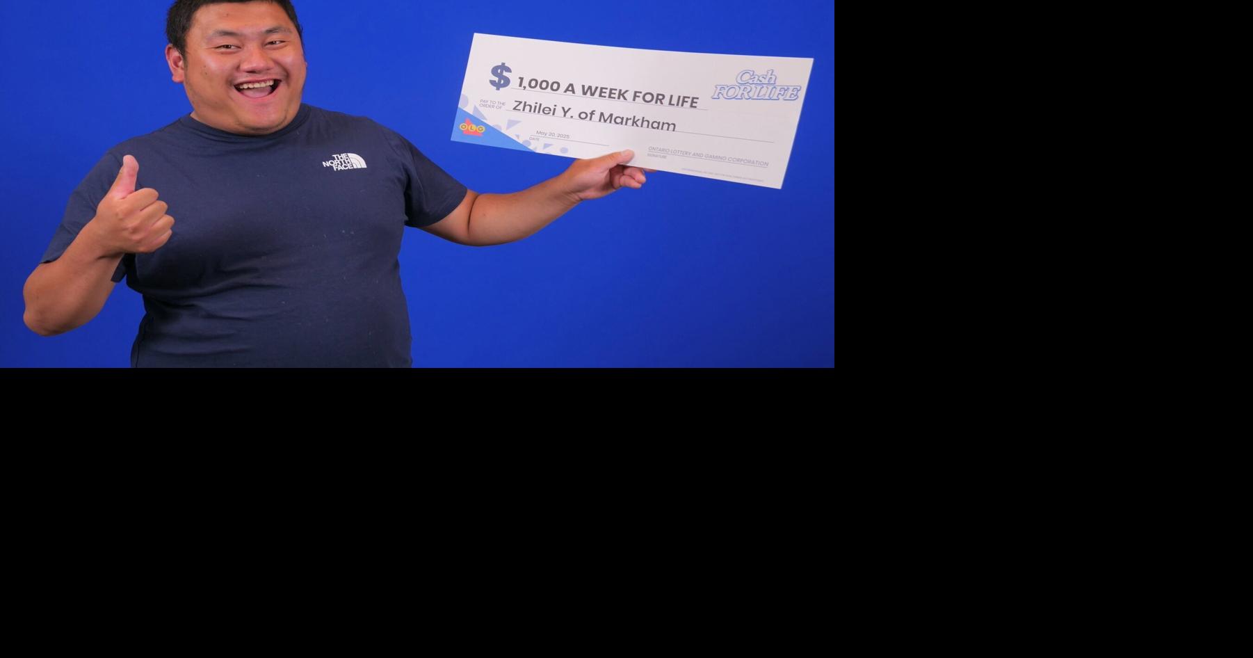 Markham man, 24, wins ‘incredible’ Cash For Life prize