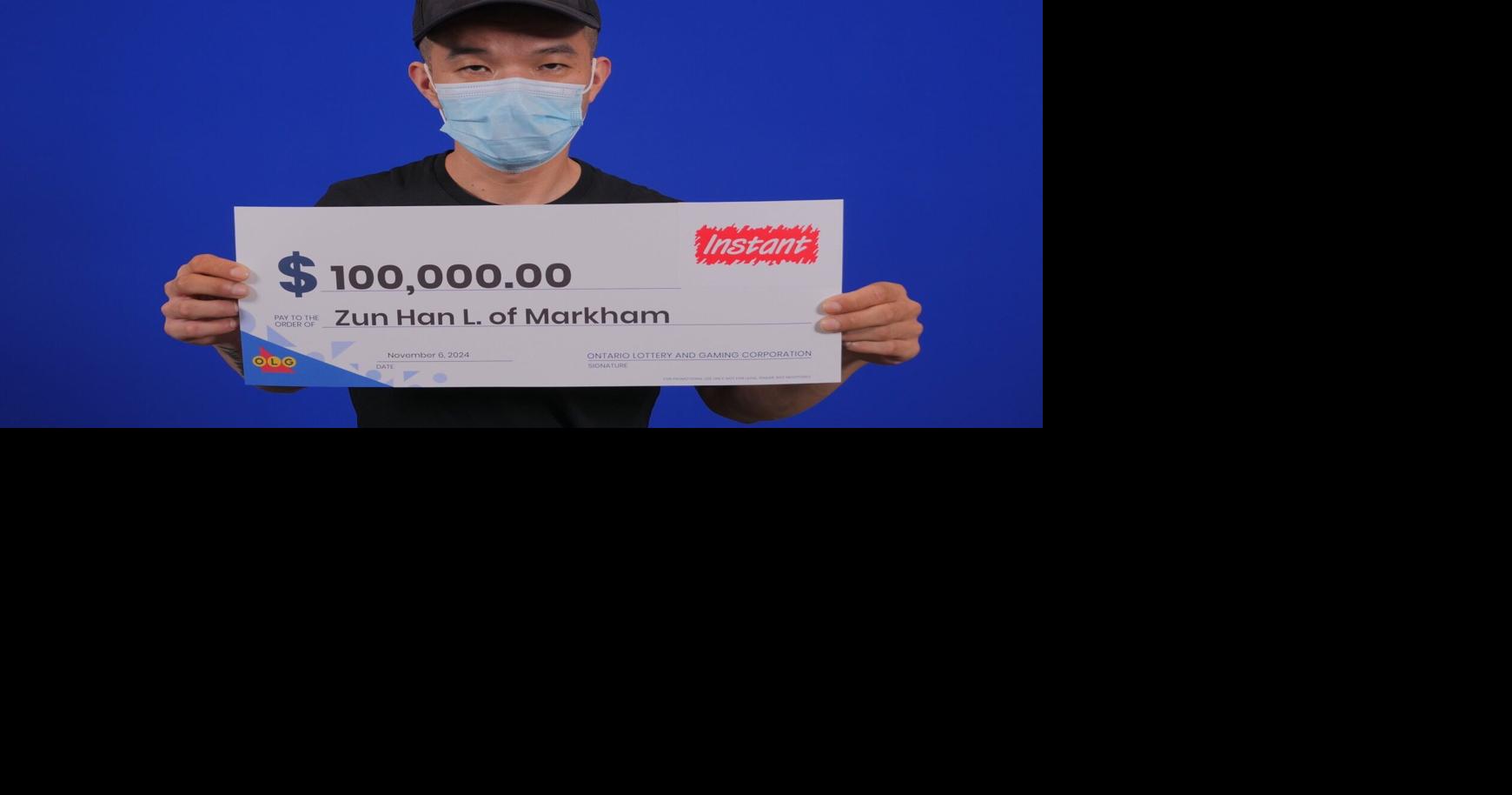 Markham man scores big with scratch lottery ticket