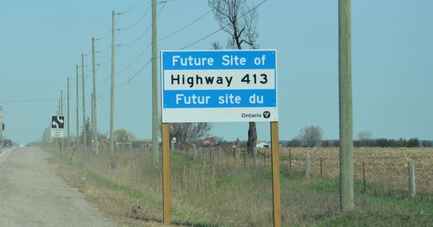 Ontario proposes Act to speed up construction of Hwy. 413