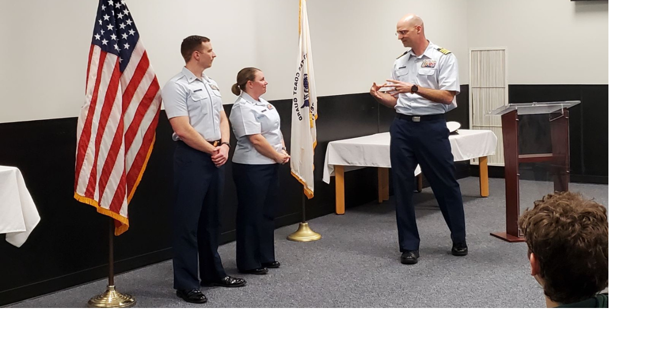 HOMETOWN HERO: YNCS Jennifer Fischer and ITCS Sean Cox, U.S. Coast ...