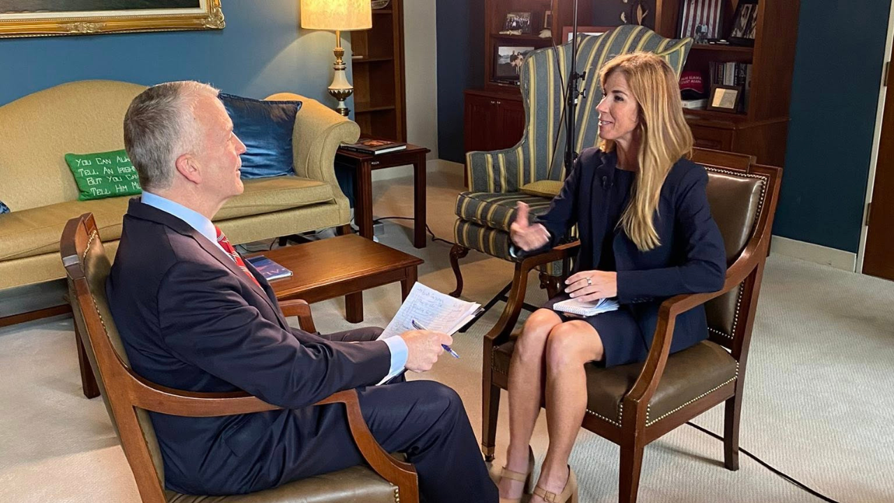 Trill Gates with Senator Dan Sullivan in Washington, D.C ...