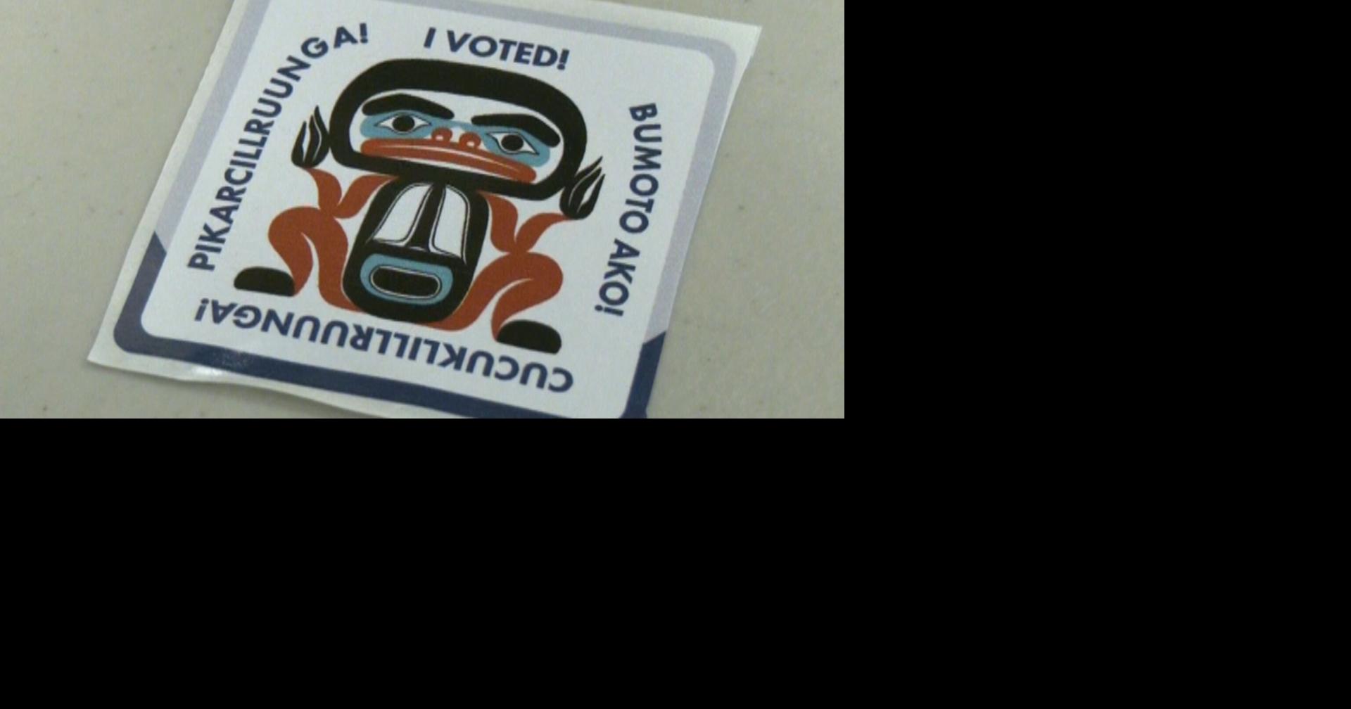 Alaska Native artist and their art featured on 'I Voted' stickers and ...