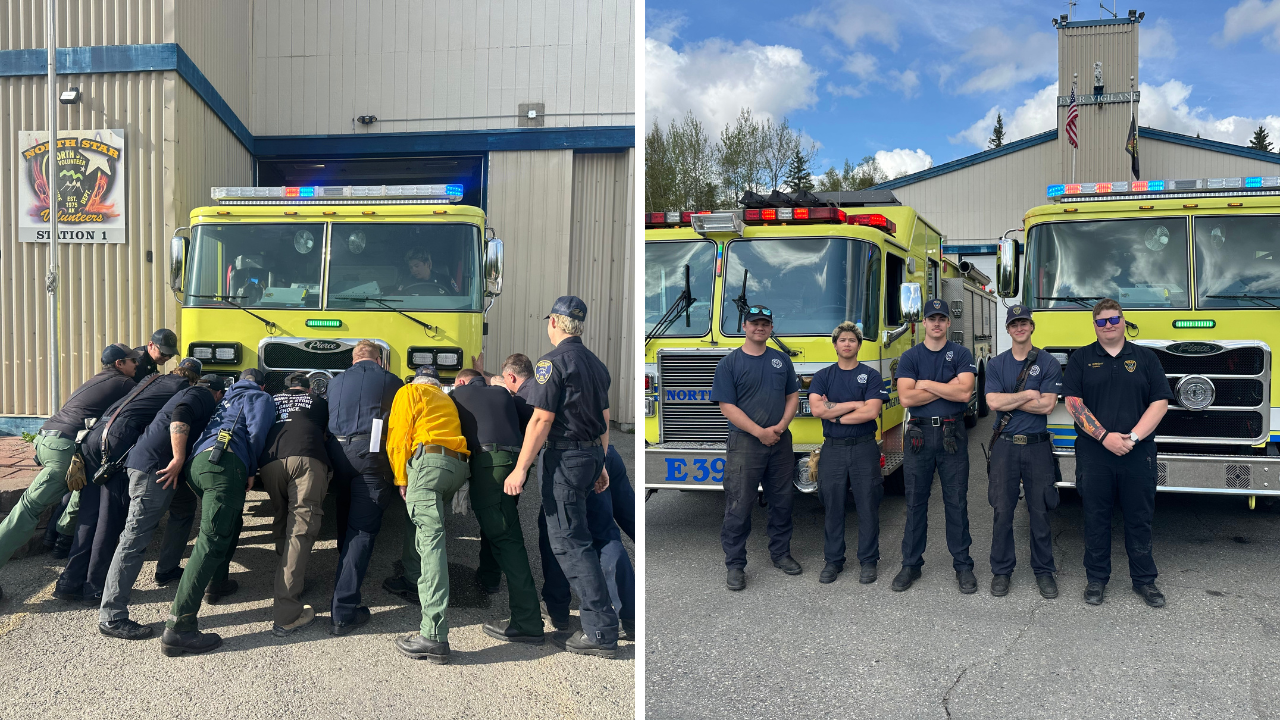 North Star Fire Department welcomes new engine with traditional push-in ...