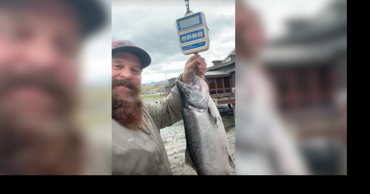Anchorage angler catches first king salmon at Ship Creek after dream ...