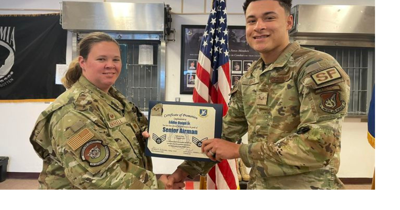 Hometown Hero: Congratulations to Senior Airman Eddie Daigs on his ...