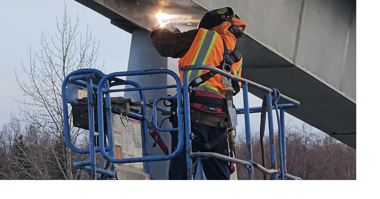 Rabbit Creek pedestrian bridge repair underway, completion expected by ...