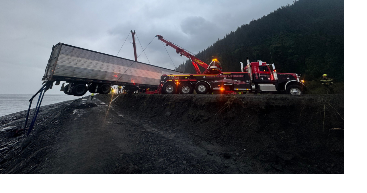 Turnagain Arm Semi-Truck Pulled From Water After Driver Lost Control ...