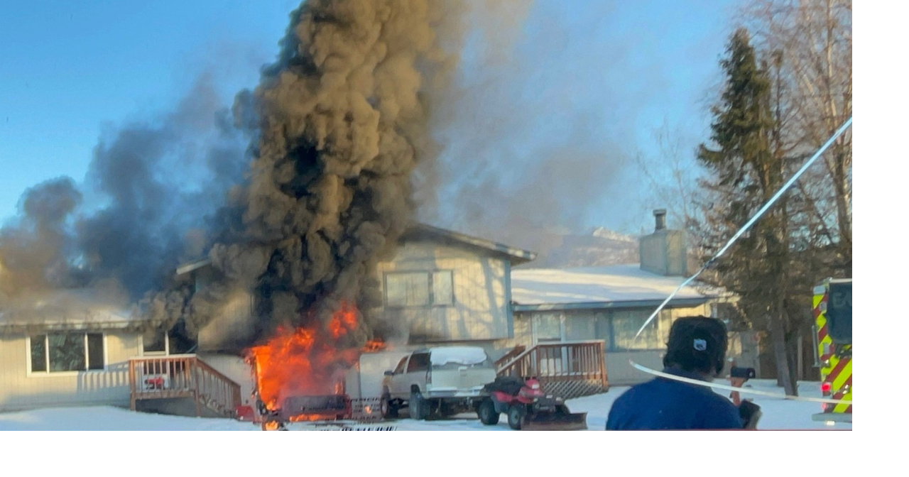 Anchorage firefighters battle duplex fire on Super Bowl Sunday, one ...