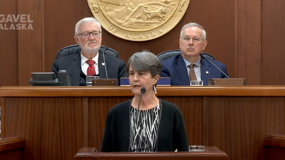 Alaska Supreme Court Chief Justice Susan Carney delivers first State of Judiciary | Politics ...