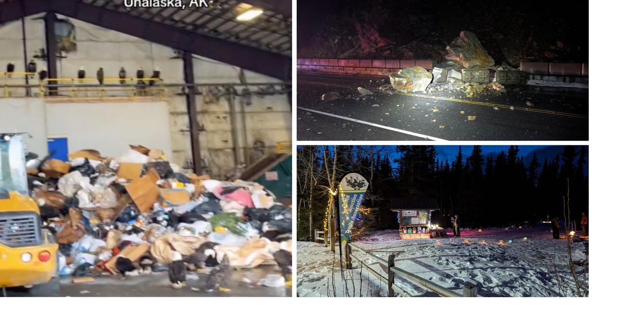 AROUND ALASKA: Rock Fall, Gathering of Eagles, and Walk of Lights ...