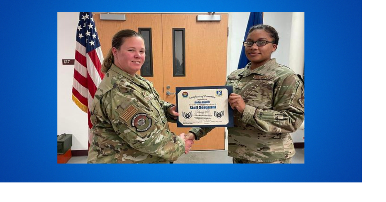 Hometown Hero: Staff Sergeant Hunter promoted | Homepage ...