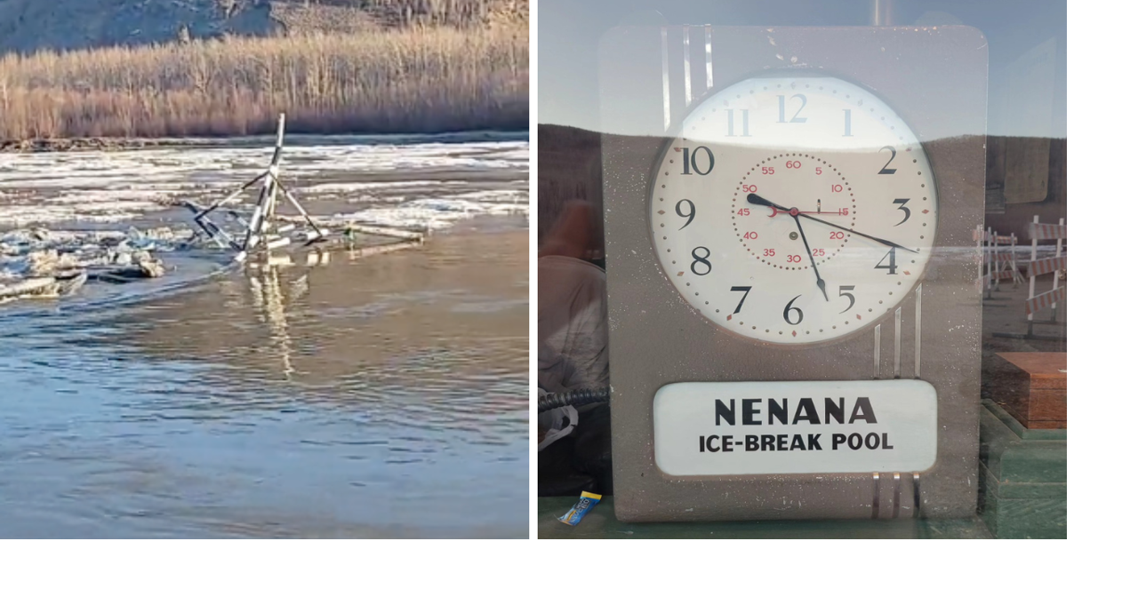 Alaska's Nenana Ice Classic ends as tripod falls, $210k jackpot await ...