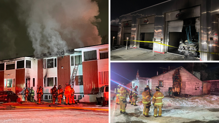 Three separate fires in Anchorage cause damage, injuries, and ...
