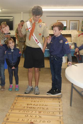 Crossing over: Landon Lowery becomes Boy Scout in Troop 410 | Local ...