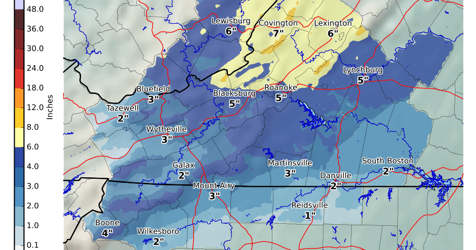 Winter storm warning issued for Halifax County for mix of snow, ice ...