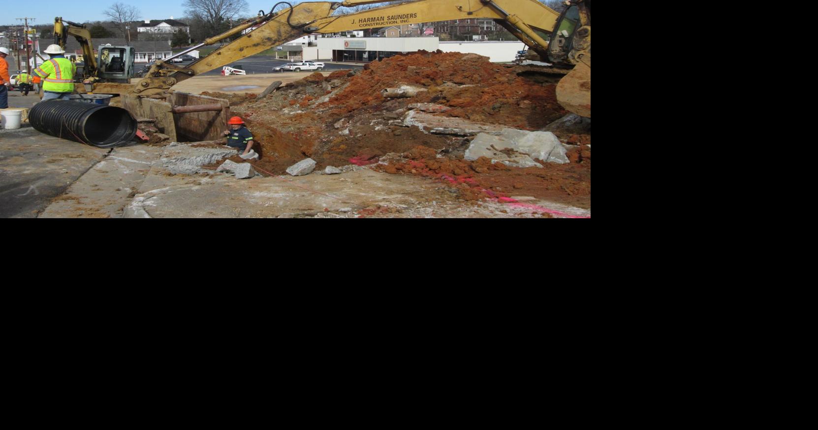 PHOTOS: Construction Workers keep busy in South Boston | Town of South ...