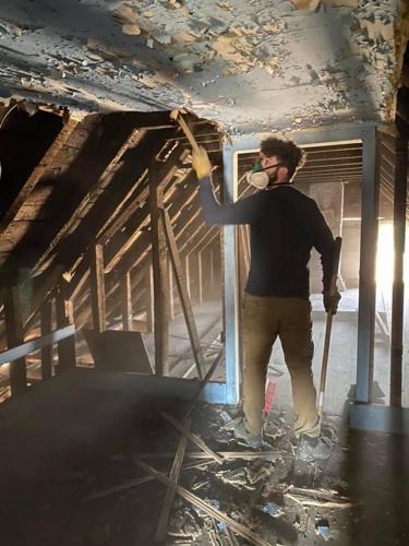 Taking down Halifax Tavern piece by piece, Pittsylvania County ...