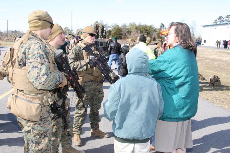 Marines land at airport drawing crowds to see extreme machines | Local ...
