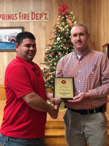 Cluster Springs VFD presents awards at dinner | Local News | yourgv.com