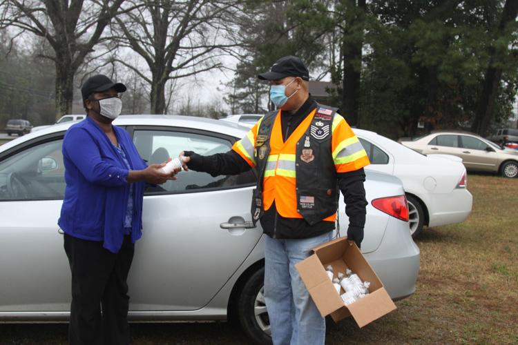 Organizations partner for food giveaway at L.E. Coleman African ...